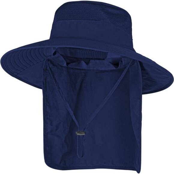 Accessories | Sun Hats Wide Brim Bucket Hats Navy Blue | Poshmark